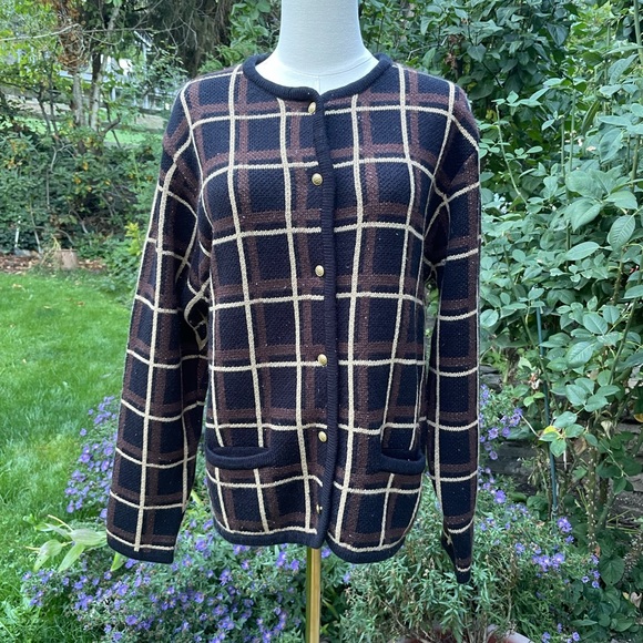 Classic Elements | Sweaters | Vintage Coco Style Cardigan | Poshmark